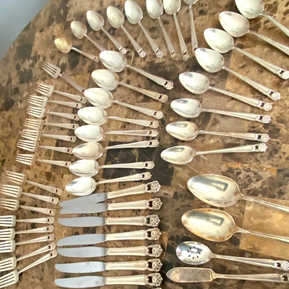 Dining | Vintage Sterling Silver Eternally Yours Silverware Set 52pc ...